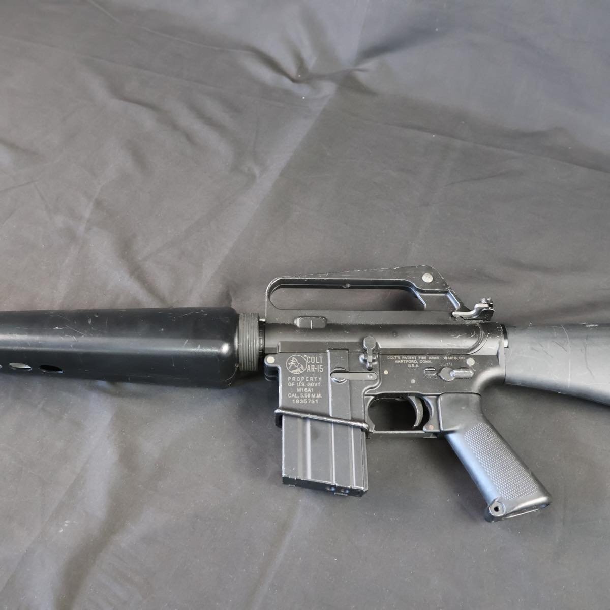 Yahoo!オークション - WE コルト M16A1 リアル刻印 AR15 ガスガン ショ...