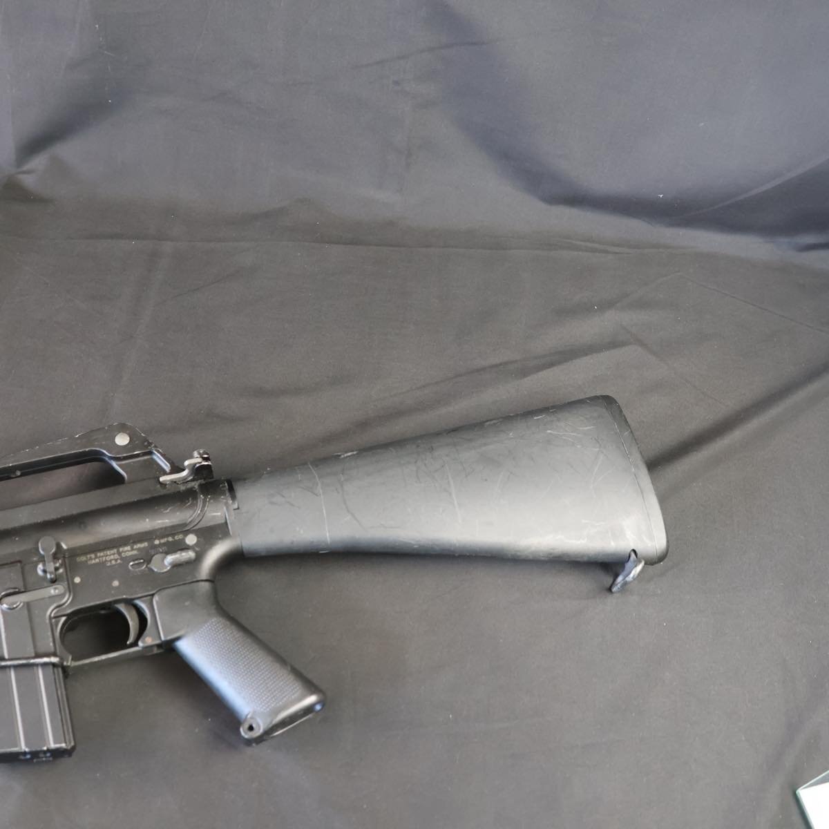 Yahoo!オークション - WE コルト M16A1 リアル刻印 AR15 ガスガン ショ...