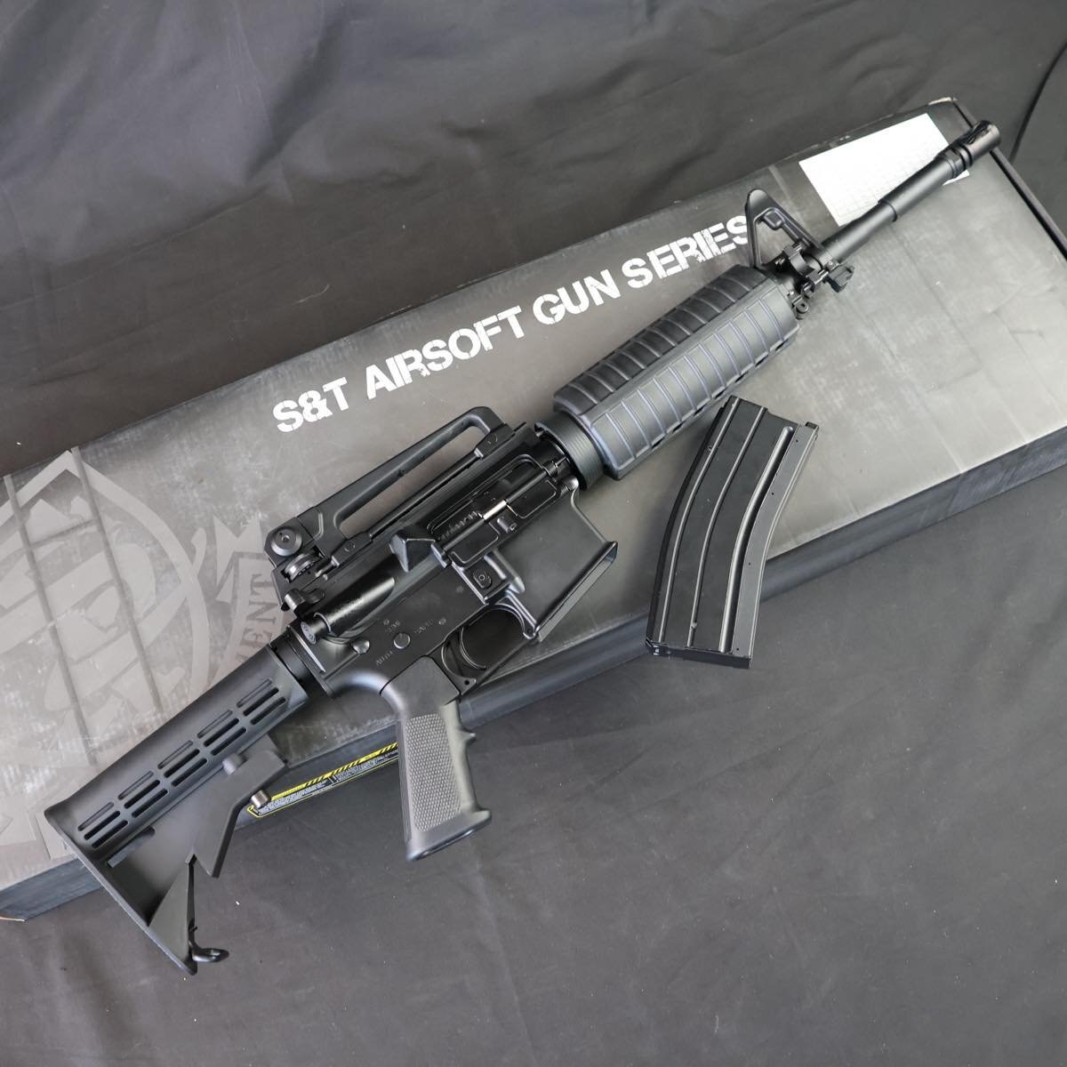 Yahoo!オークション - S&T M4A1 ガスガン ガスブローバック 樹脂フレー...