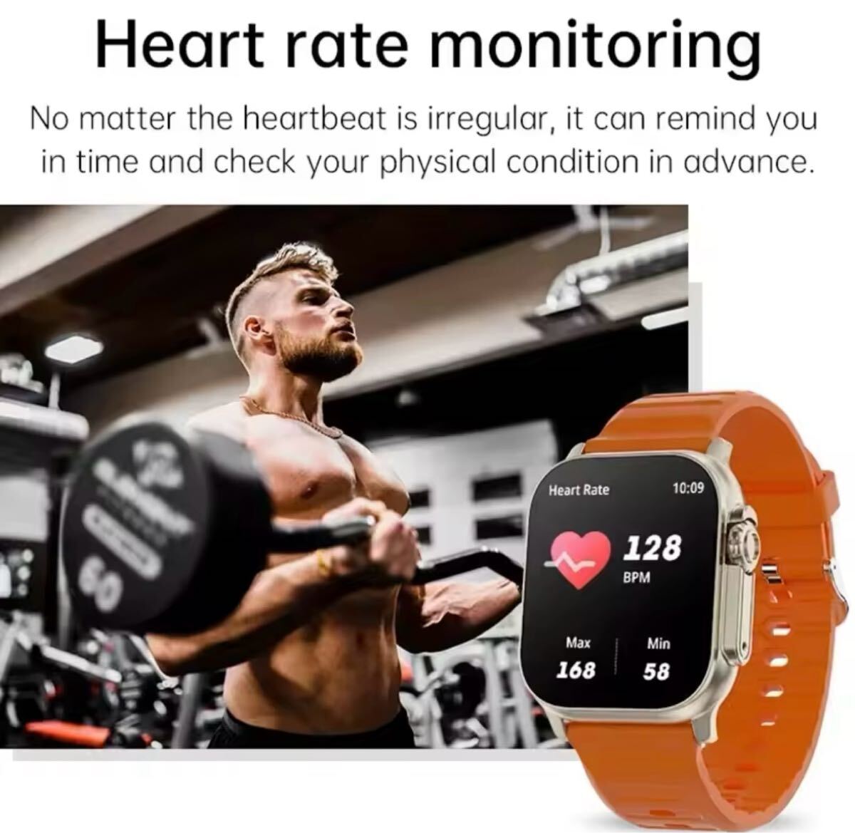 Yahoo!オークション - 【新品未使用】大画面スマートウォッチ T900 Ult...