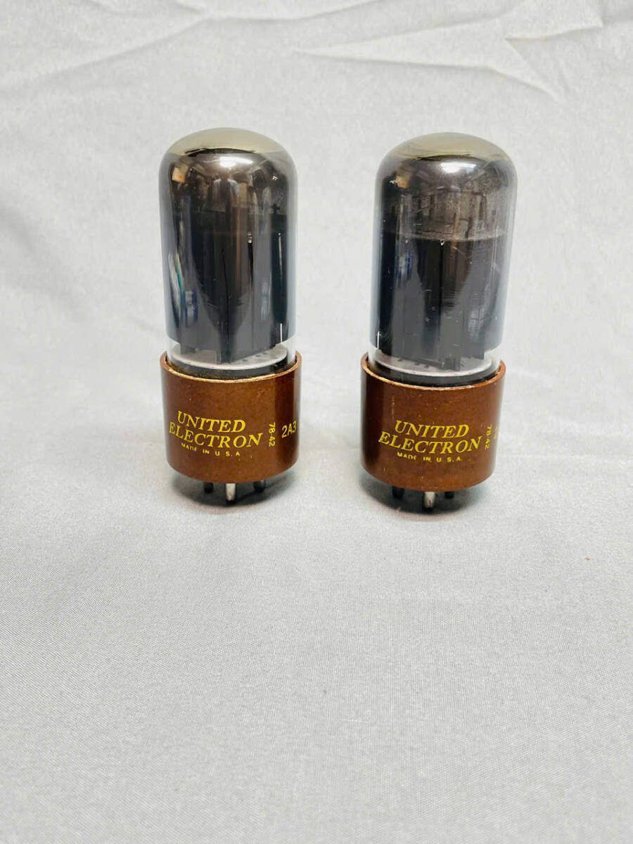 Yahoo!オークション - UNITED ELECTRON U.S.A 2A3 真空管 2本 [ 動作確...