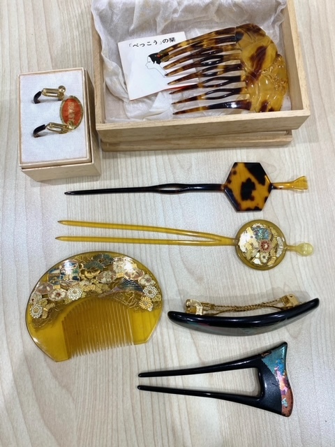 ネックレス 簪 かんざし 鼈甲 べっ甲 べっこう 櫛 くし ブローチ ネックレス 簪 かんざし 鼈甲 べっ甲 べっこう 櫛 くし ブローチ