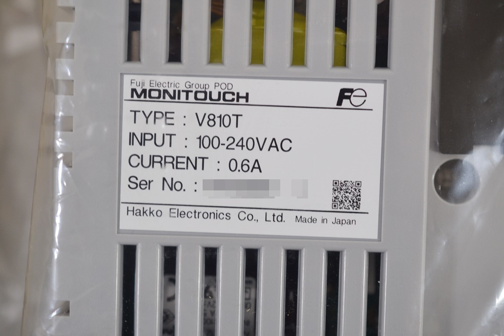 Yahoo!オークション - 未使用 富士電機 タッチパネル モニタッチ V810...