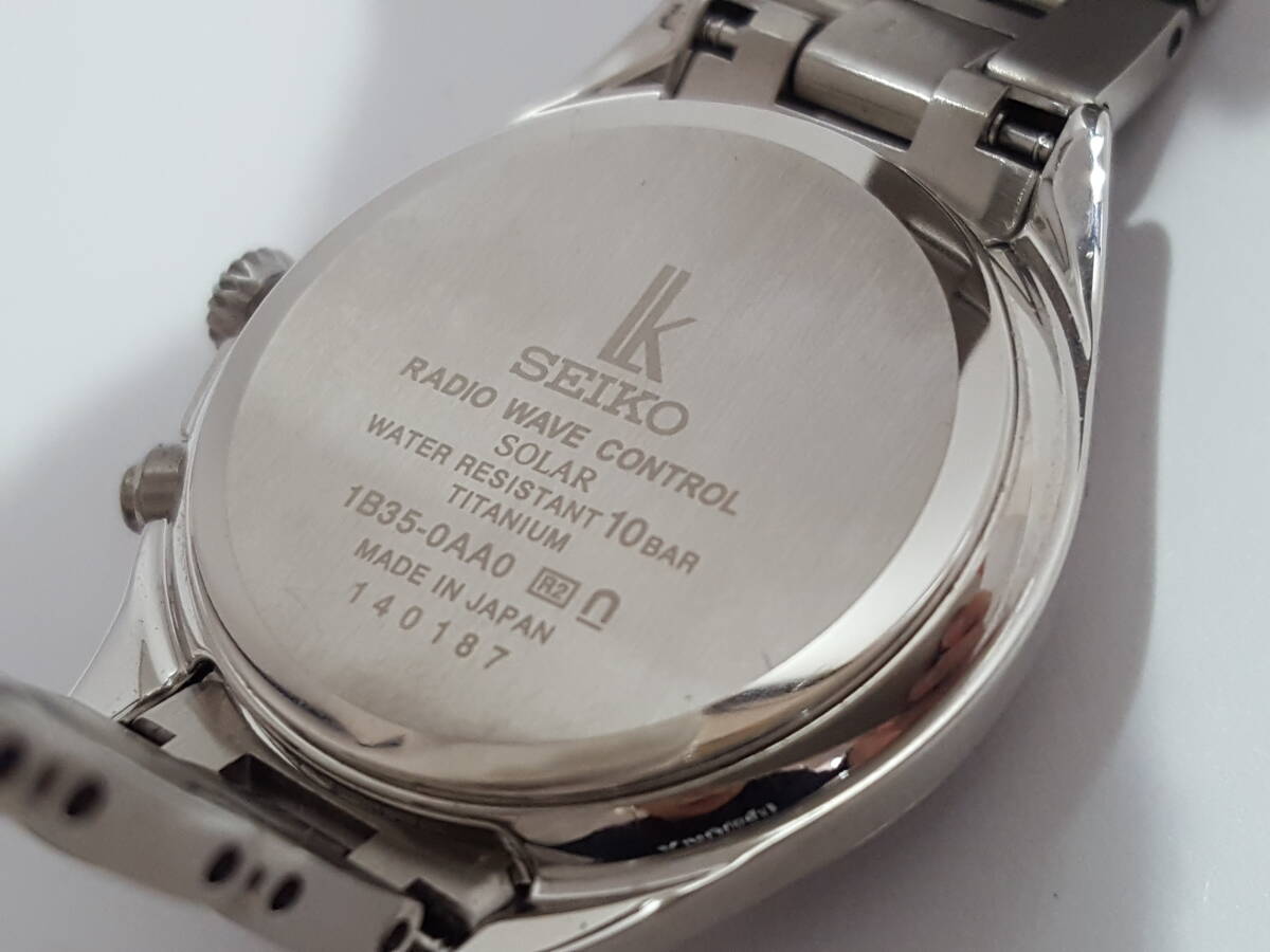 美品】SEIKO セイコー lk ルキア 1B35-0AA0 1Pダイヤ 電波 美品】SEIKO セイコー lk ルキア 1B35-0AA0 1Pダイヤ 電波