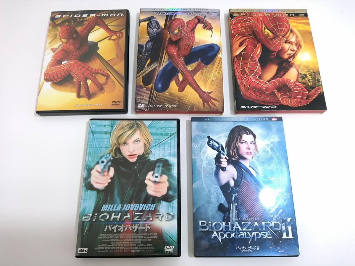 Yahoo!オークション - 【美品】スパイダーマン バイオハザード DVD 合...