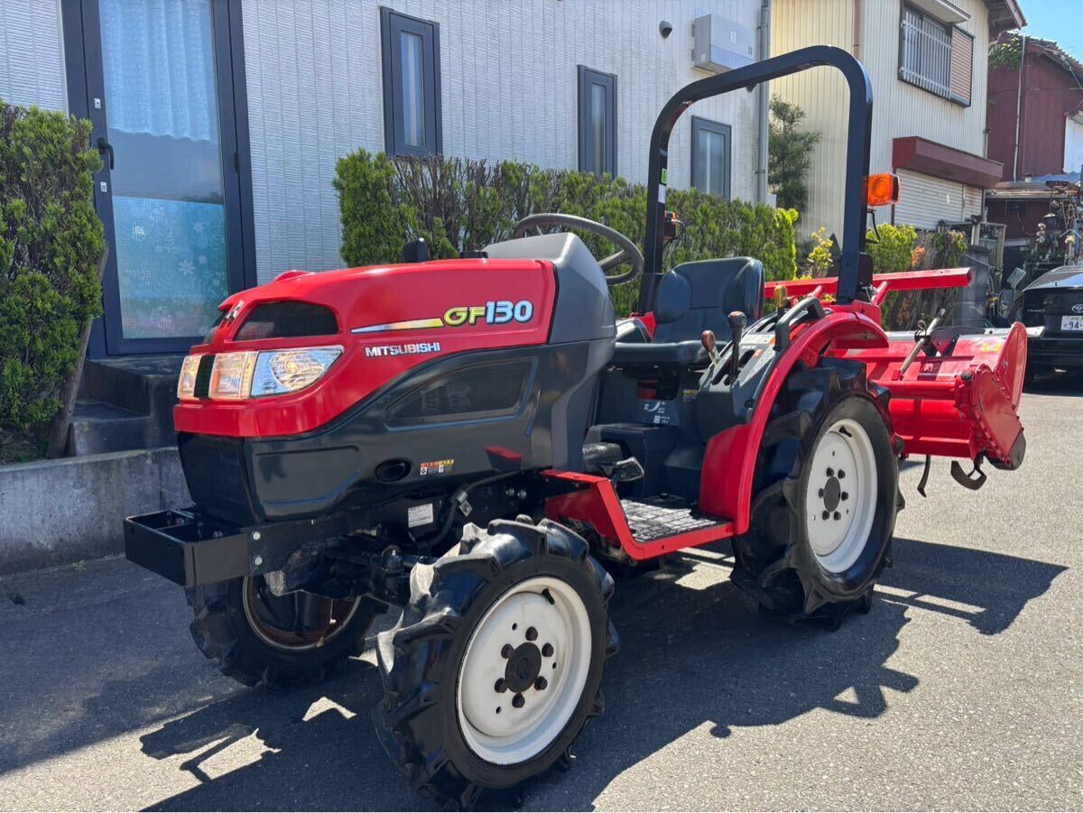 Yahoo!オークション - MITSUBISHI 三菱 4WD トラクター GF130 /389時間...
