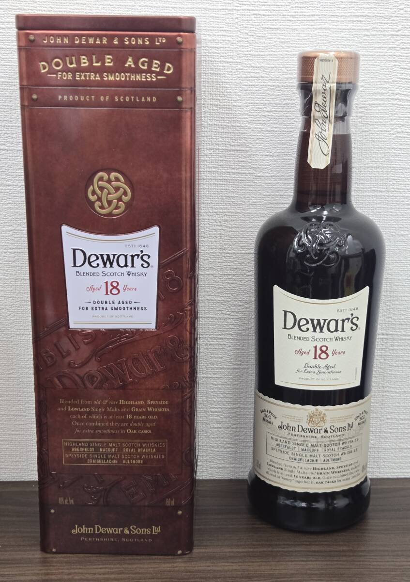 Yahoo!オークション - Dewars 18年 スコッチウィスキー 750ml 40%