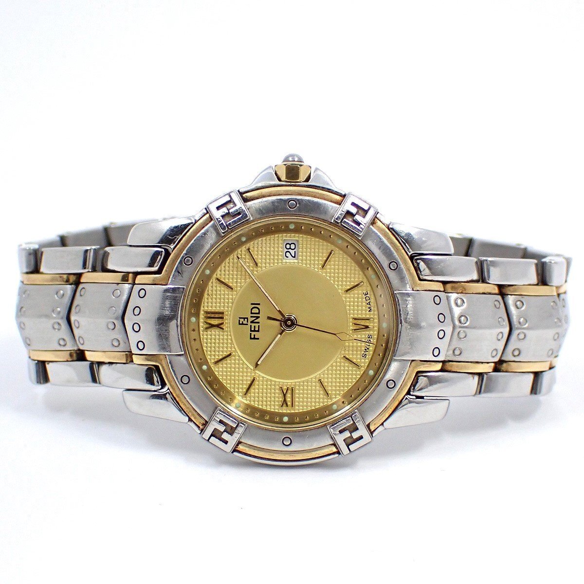 Yahoo!オークション - 【訳あり品】フェンディ 3500G クォーツ メンズ ...