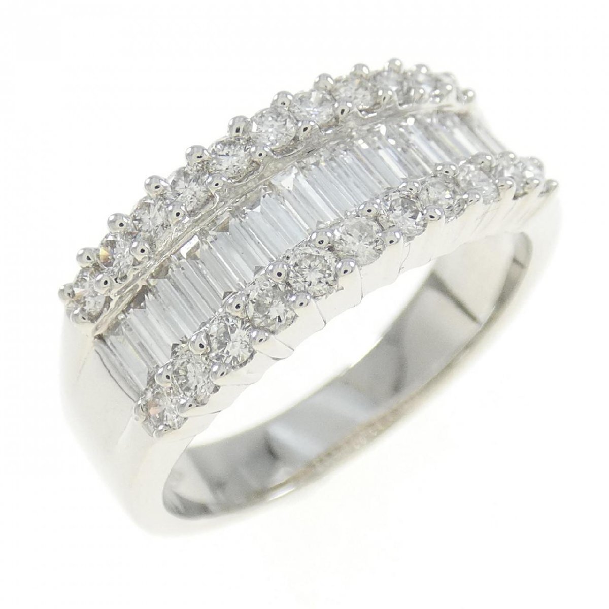 Yahoo!オークション - 750WG ダイヤモンド リング 0.95CT