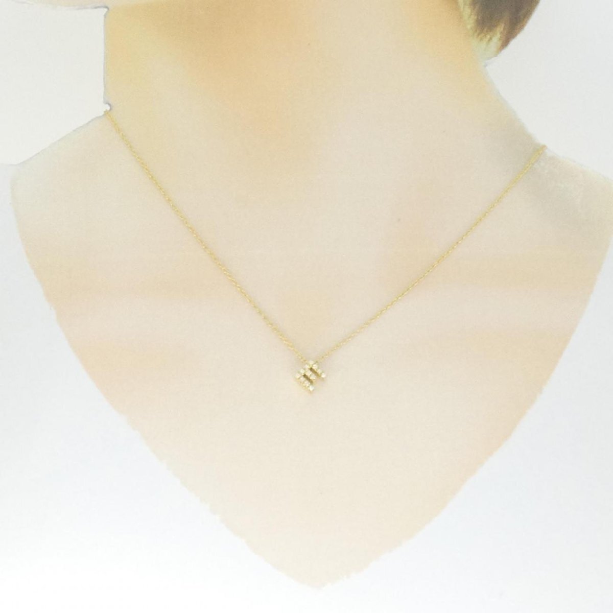 Yahoo!オークション - ポンテヴェキオ イニシャル ネックレス 0.06CT