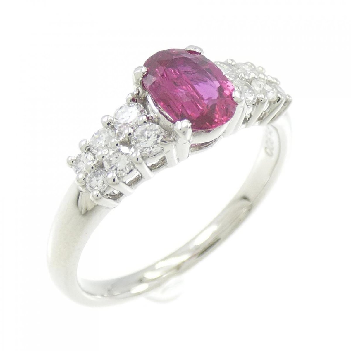 Yahoo!オークション - PT ルビー リング 0.65CT