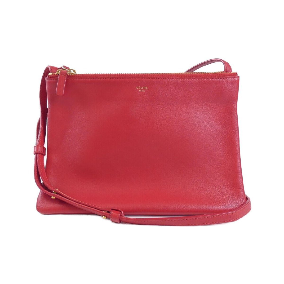 Yahoo!オークション - セリーヌ ラージ トリオ 171453ETA ショルダーバ...