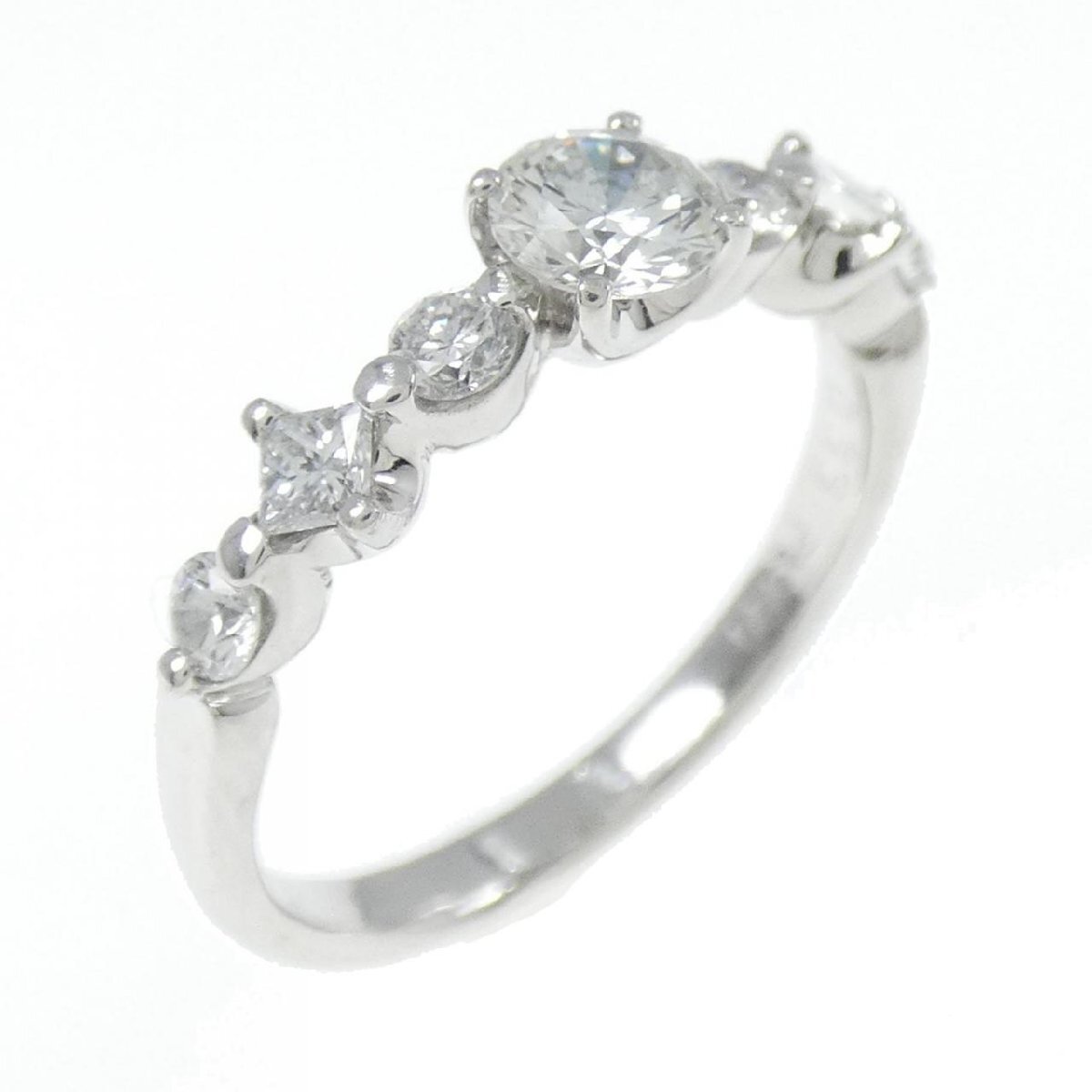 Yahoo!オークション - PT ダイヤモンド リング 0.33CT