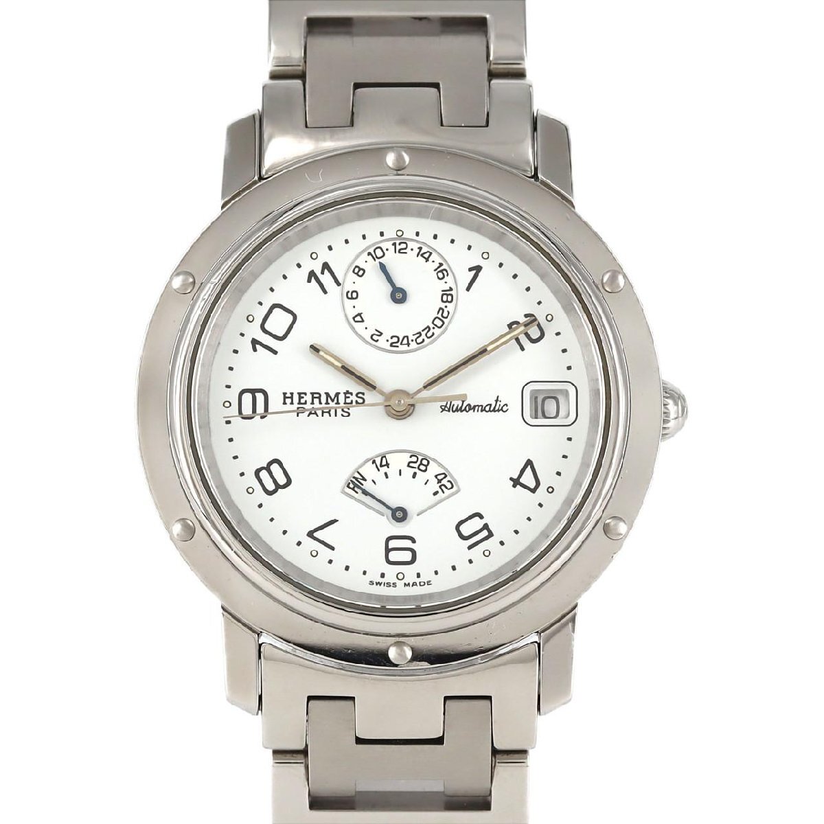 Yahoo!オークション - エルメス クリッパーGMTパワーリザーブ CL5.710 ...