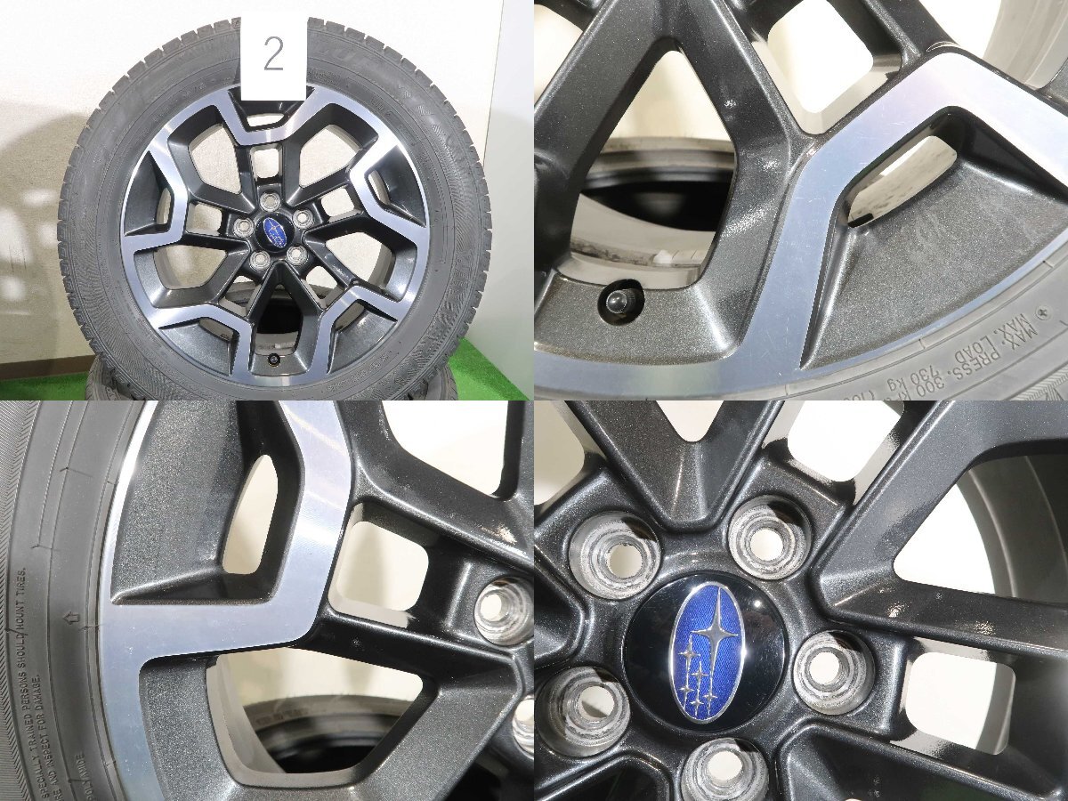 Yahoo!オークション - 4本 スバル XV GP系 純正 17インチ 7J +48 5H PC...