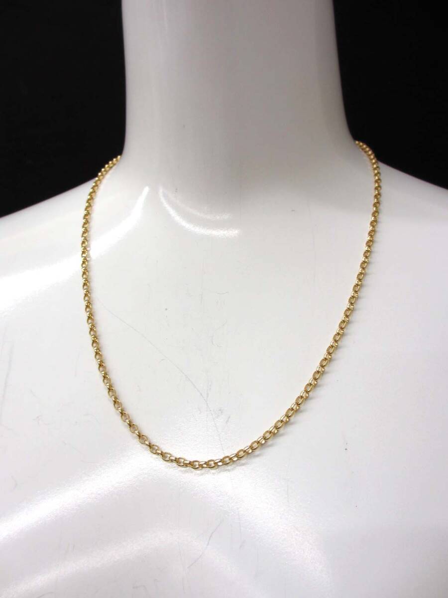 Yahoo!オークション - 美品 K18 エスカルゴ チェーン ネックレス 48cm ...