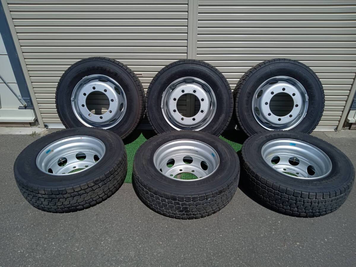 新車外し 23年製 ブリヂストンM888 245/70R19.5 136/134J TOPY製 ISO方式 平面座 19.5×6.75 8H 12本セット ミックスB557(中古/送料無料)の ...