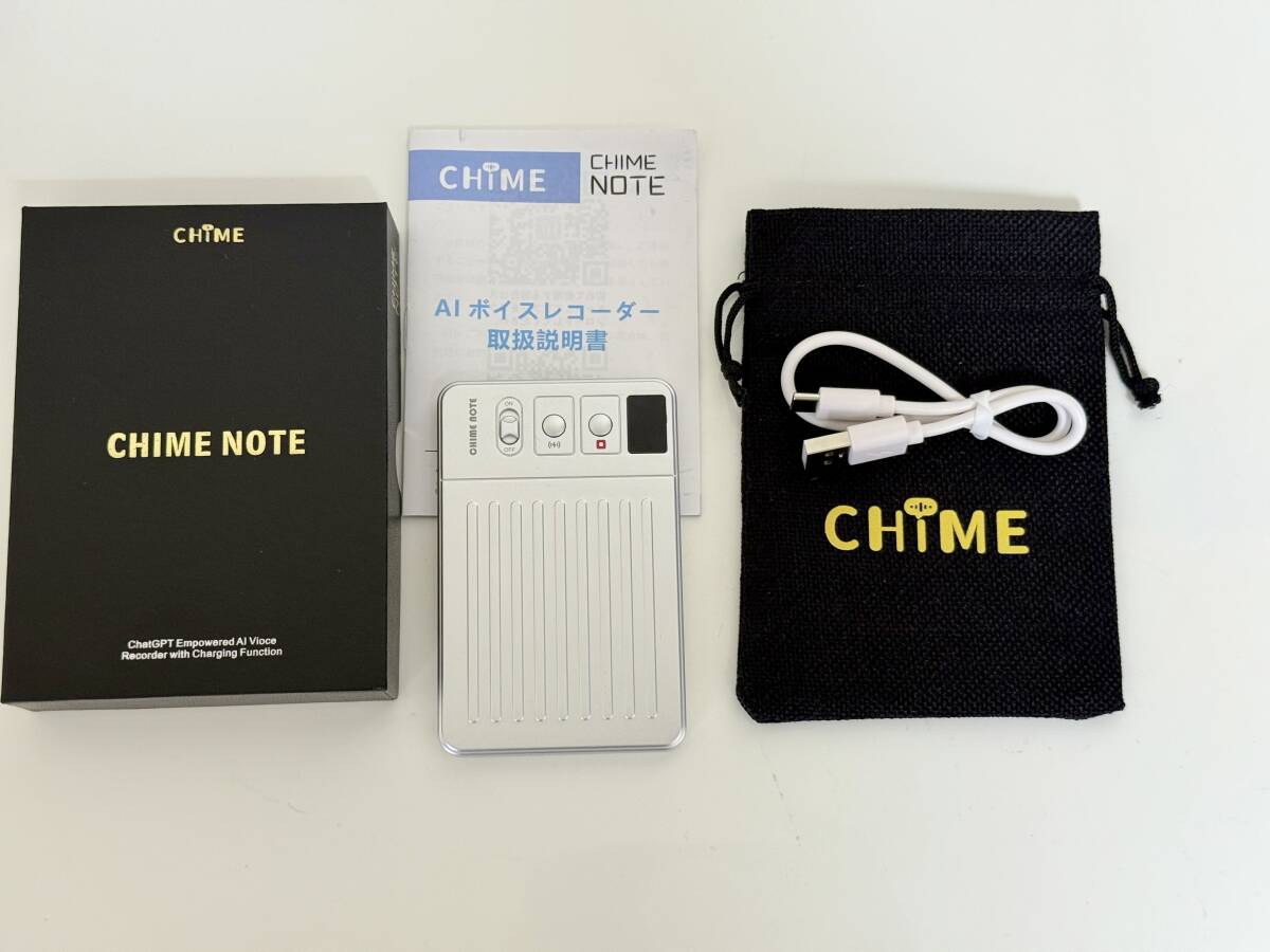 Yahoo!オークション - CHIME NOTE PRO AIボイスレコーダー 文字起こし ...