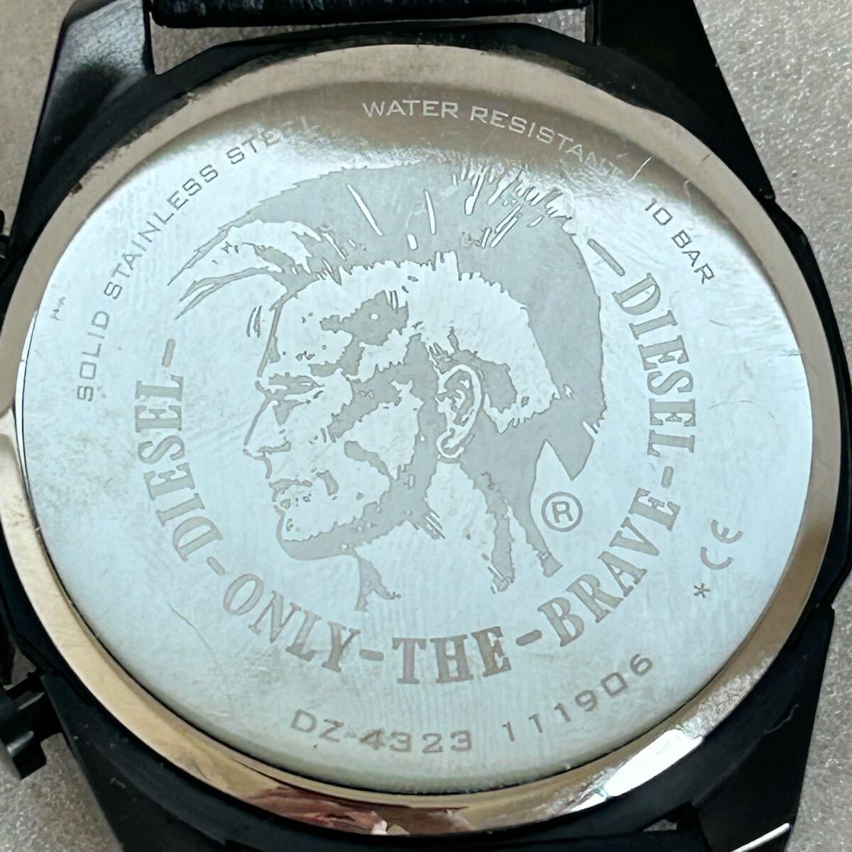 1000円〜 DIESEL 腕時計 稼働品 ディーゼル DZ-4323 ビッグ 1000円〜 DIESEL 腕時計 稼働品 ディーゼル DZ-4323 ビッグ