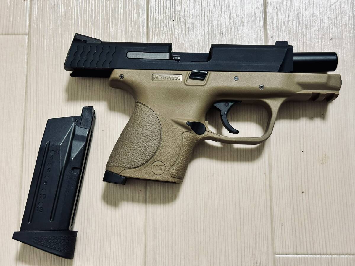 Yahoo!オークション - WE-TECH エアガン M&P9 コンパクト フロンガス仕...