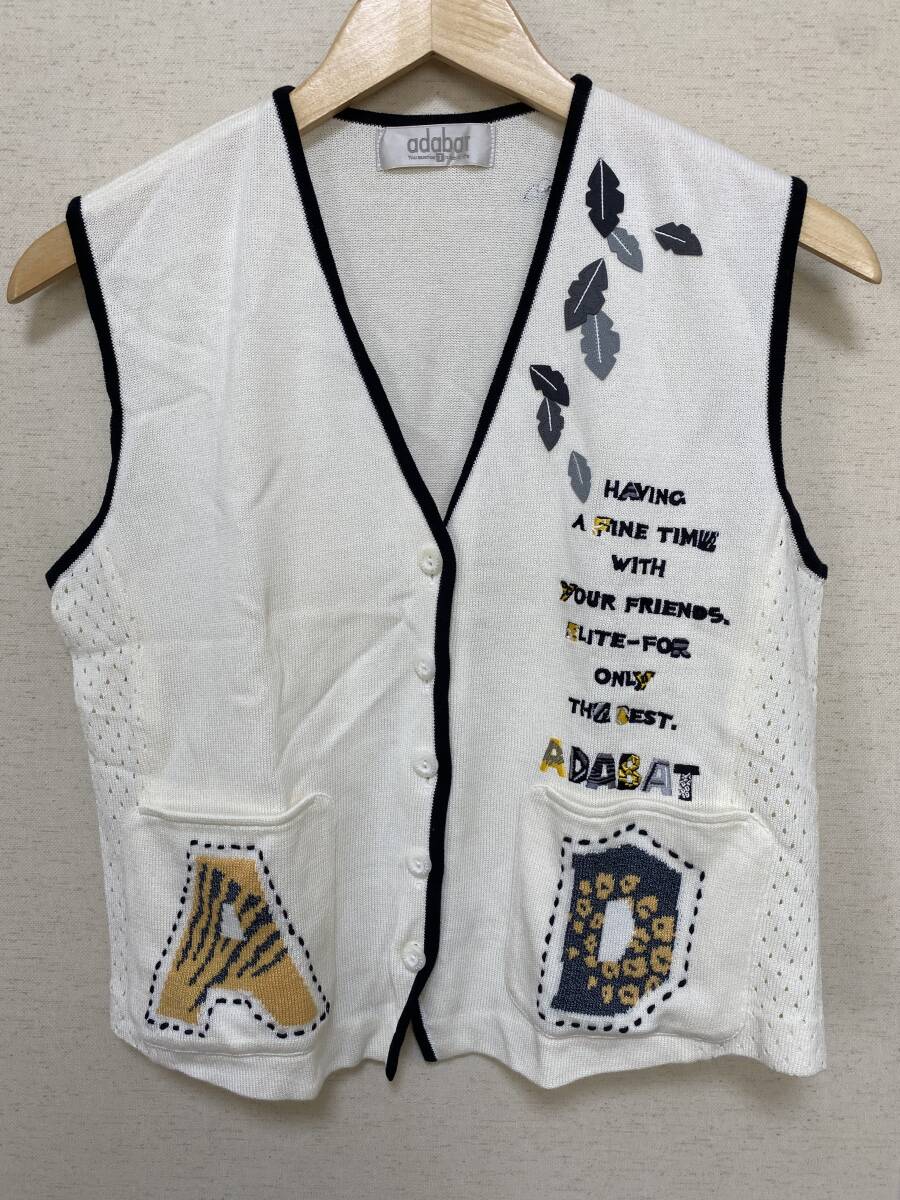 Yahoo!オークション - 72 アダバット(adabat) ニットベスト I表記