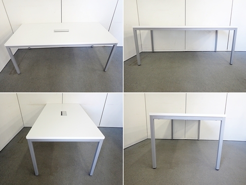 Yahoo!オークション - 会議テーブル+6脚セット オカムラ 40-0847