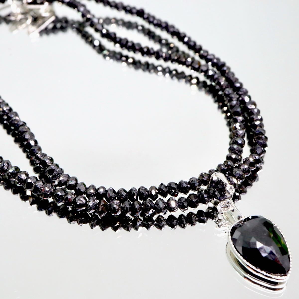 Yahoo!オークション - 30.33/0.07/3.94ct K18WG 天然ブラックダイヤモ...