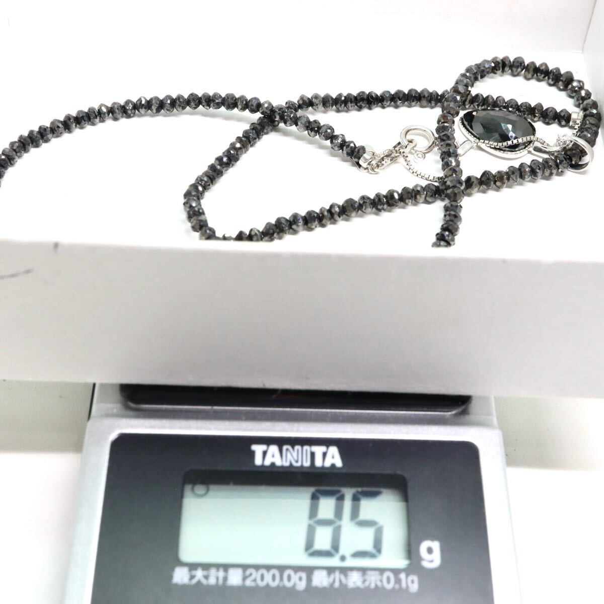 Yahoo!オークション - 30.33/0.07/3.94ct K18WG 天然ブラックダイヤモ...