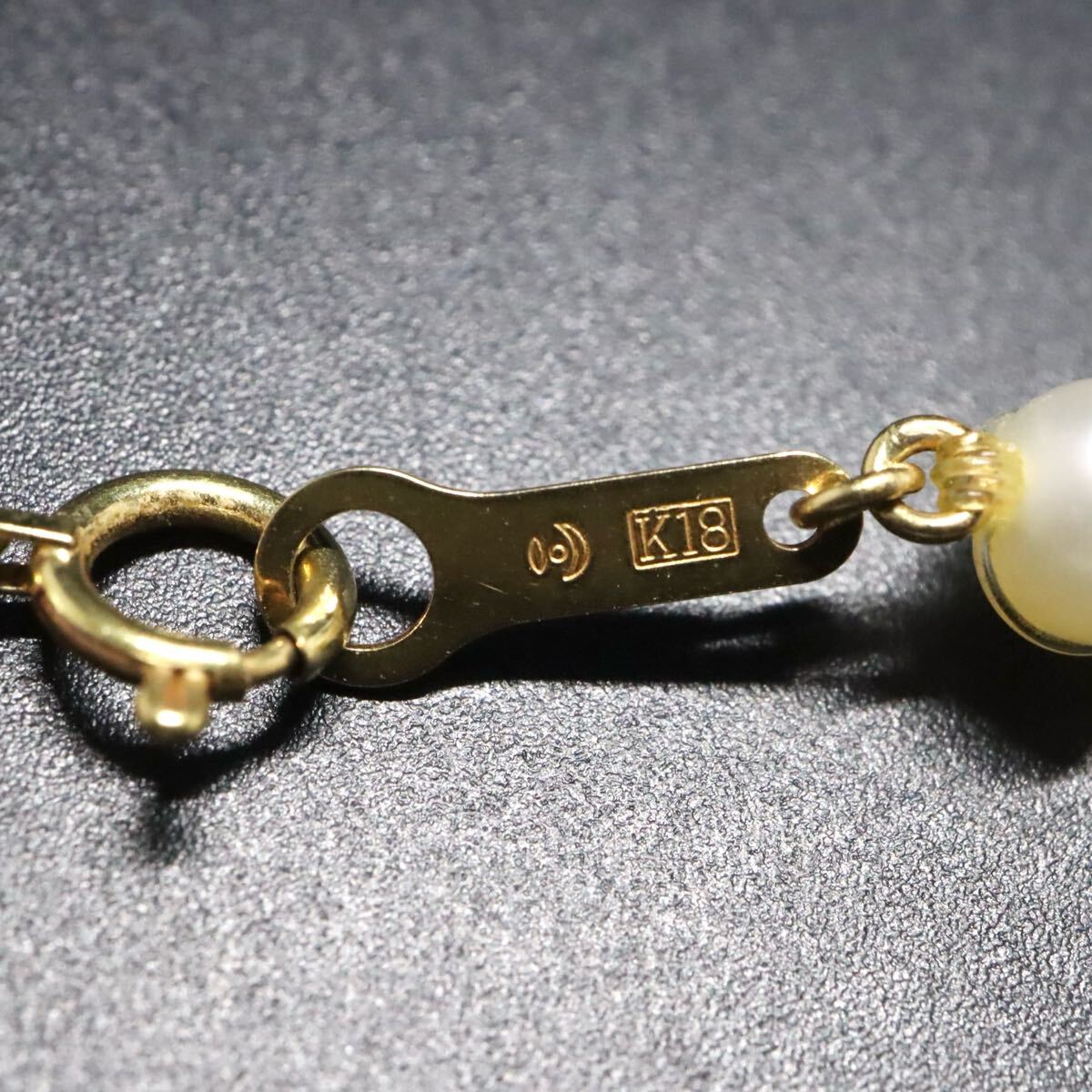 Yahoo!オークション - K18 TASAKI(田崎真珠) 約3.0-5.5mm珠 アコヤ本真...