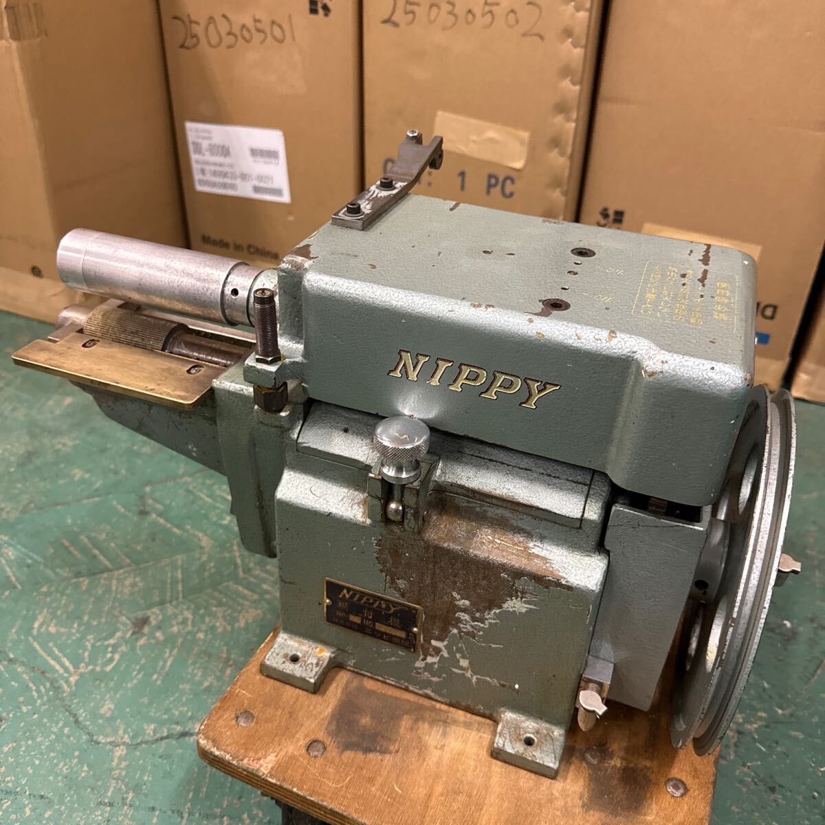 Yahoo!オークション - 25041409 NIPPY ニッピ NP-60 糊付機