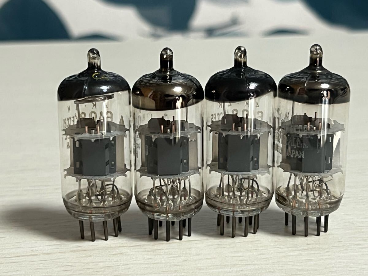Yahoo!オークション - ECC85 6AQ8 4本同一ロット 4K 松下 試験済 真空...