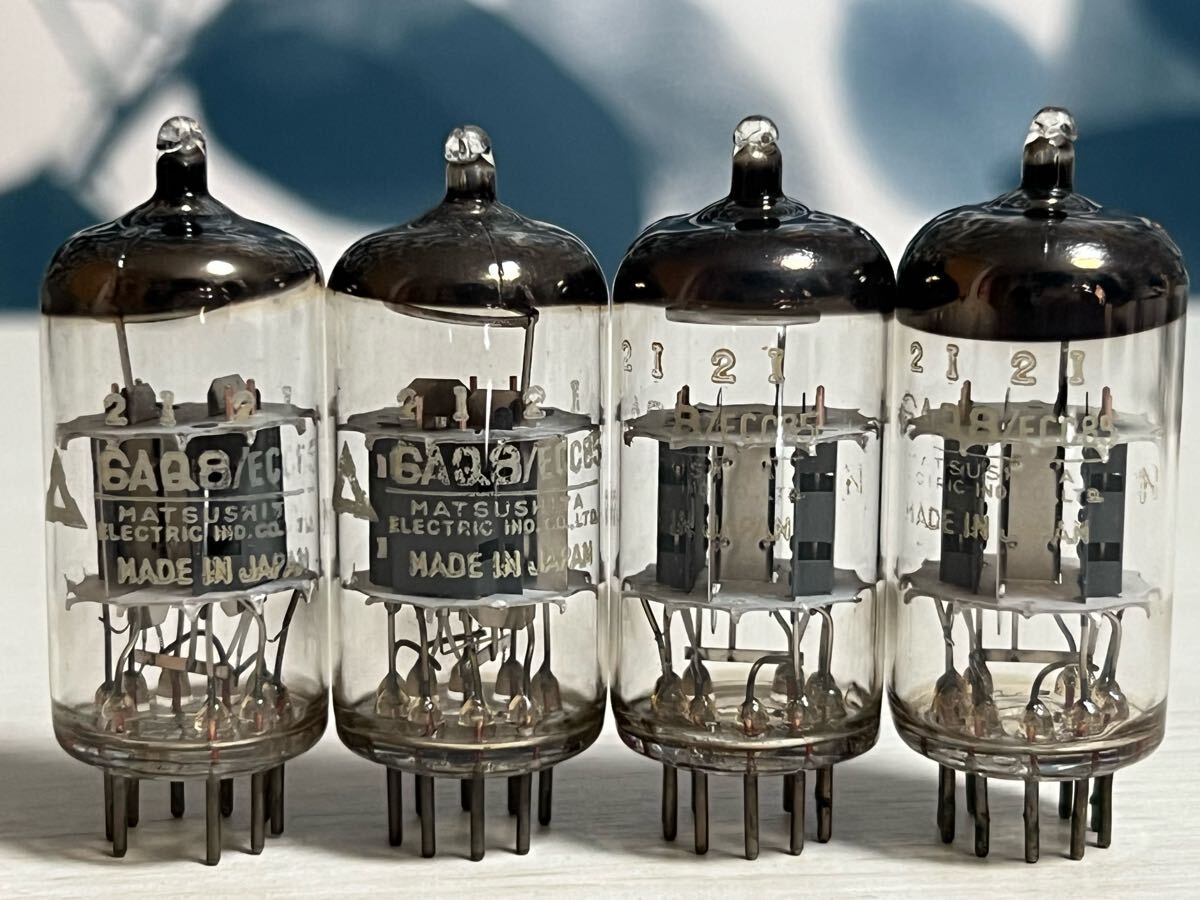 Yahoo!オークション - ECC85 6AQ8 4本同一ロット 2i 松下 試験済 真空...