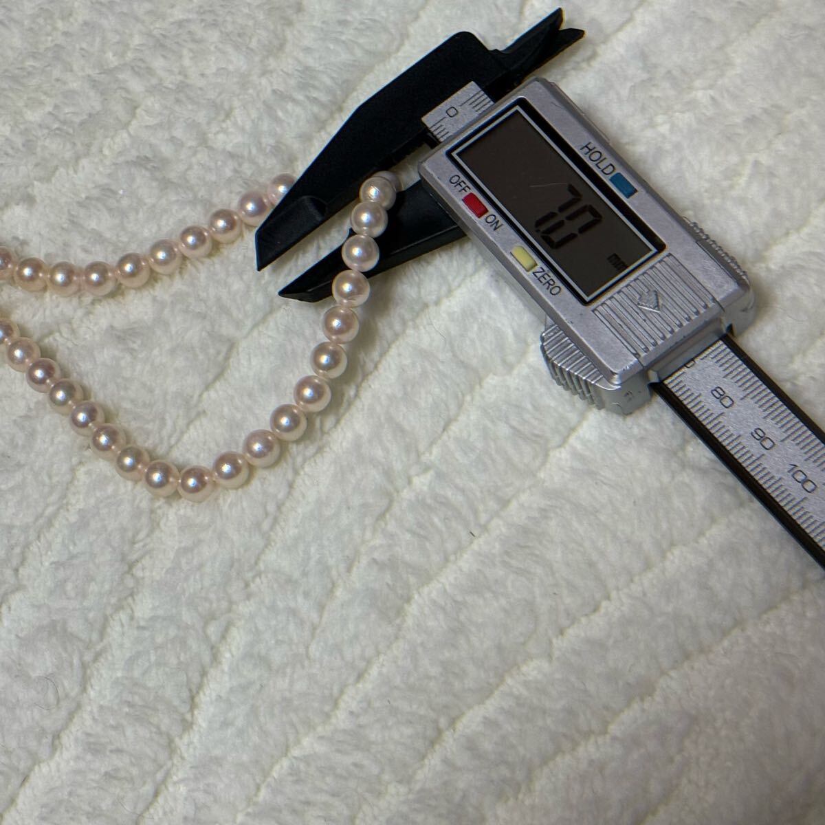 Yahoo!オークション - M6 アコヤ真珠 極美品 ネックレス 6.5〜7mm 42cm...