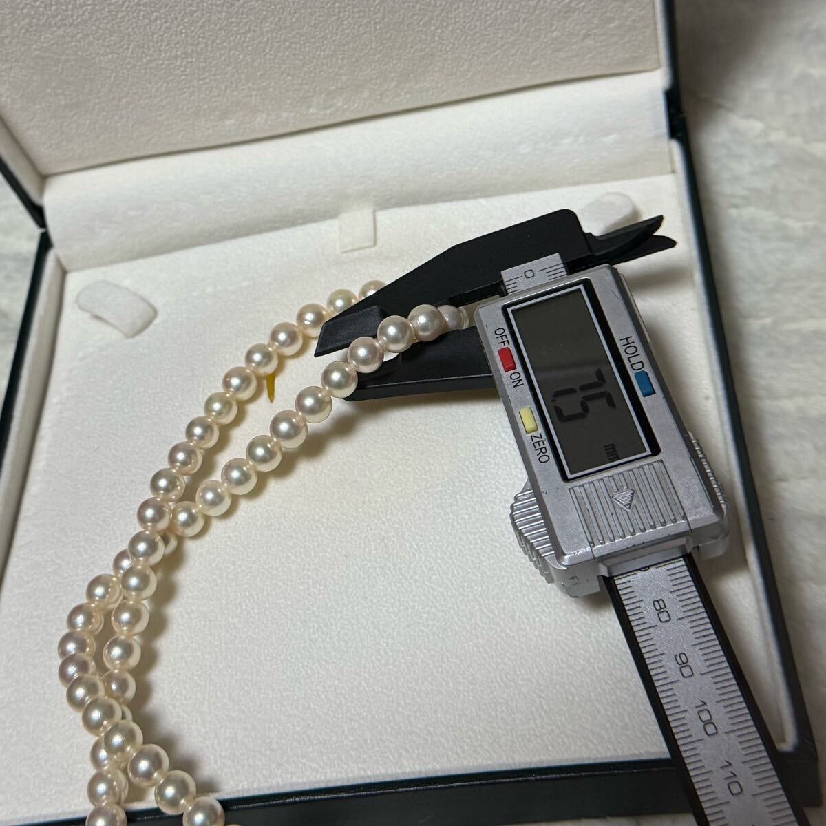 Yahoo!オークション - P15 アコヤ真珠 極美品 ネックレス 7〜7.5mm 44c...