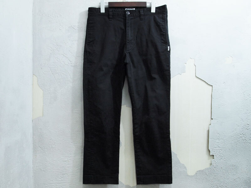 Yahoo!オークション - WTAPS KHAKI TIGHT TROUSERS COTTON TWILL スト...