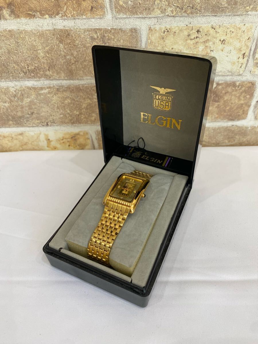 美品】ELGIN USA エルジン ゴールド 腕時計 999.9 gold ingot 1g 美品】ELGIN USA エルジン ゴールド 腕時計 999.9 gold ingot 1g