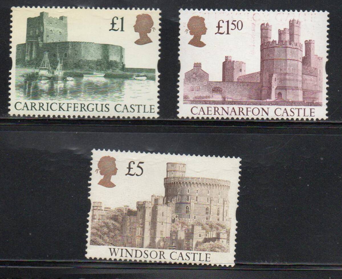 Yahoo!オークション - 《e-558》イギリス / 城高額 3種（未）