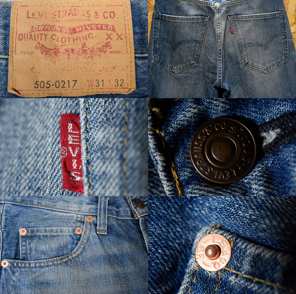 W31 67年代復刻ヴィンテージ リーバイス505 赤耳ビッグE タロン W31 67年代復刻ヴィンテージ リーバイス505 赤耳ビッグE タロン