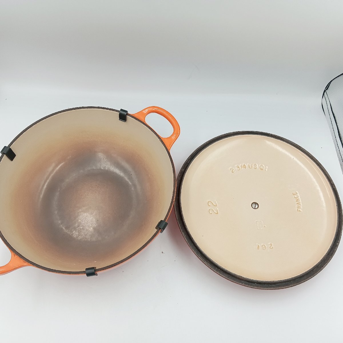 Yahoo!オークション - 1円 I051 LE CREUSET ル・クルーゼ 鍋 セット 両...