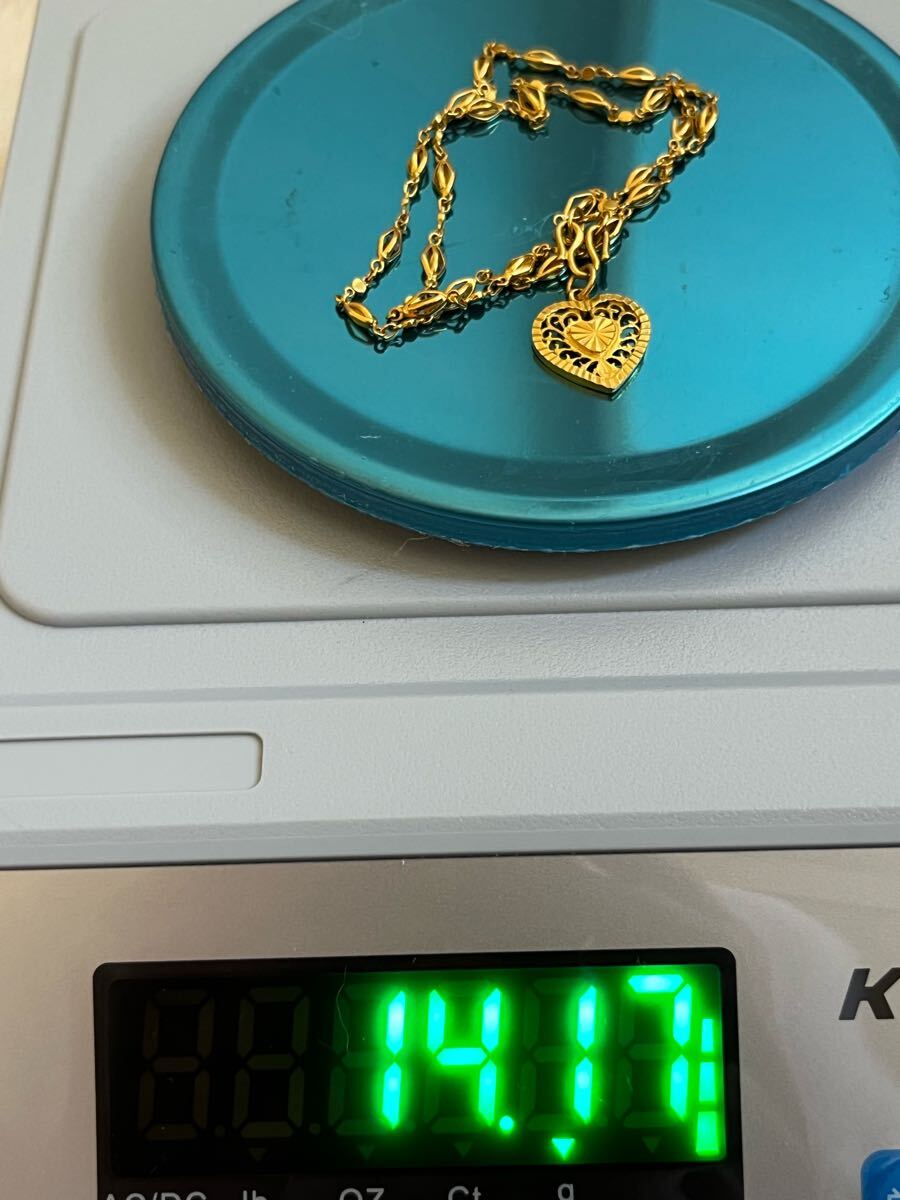 Yahoo!オークション - k24 ネックレス 14.17g 純金保証