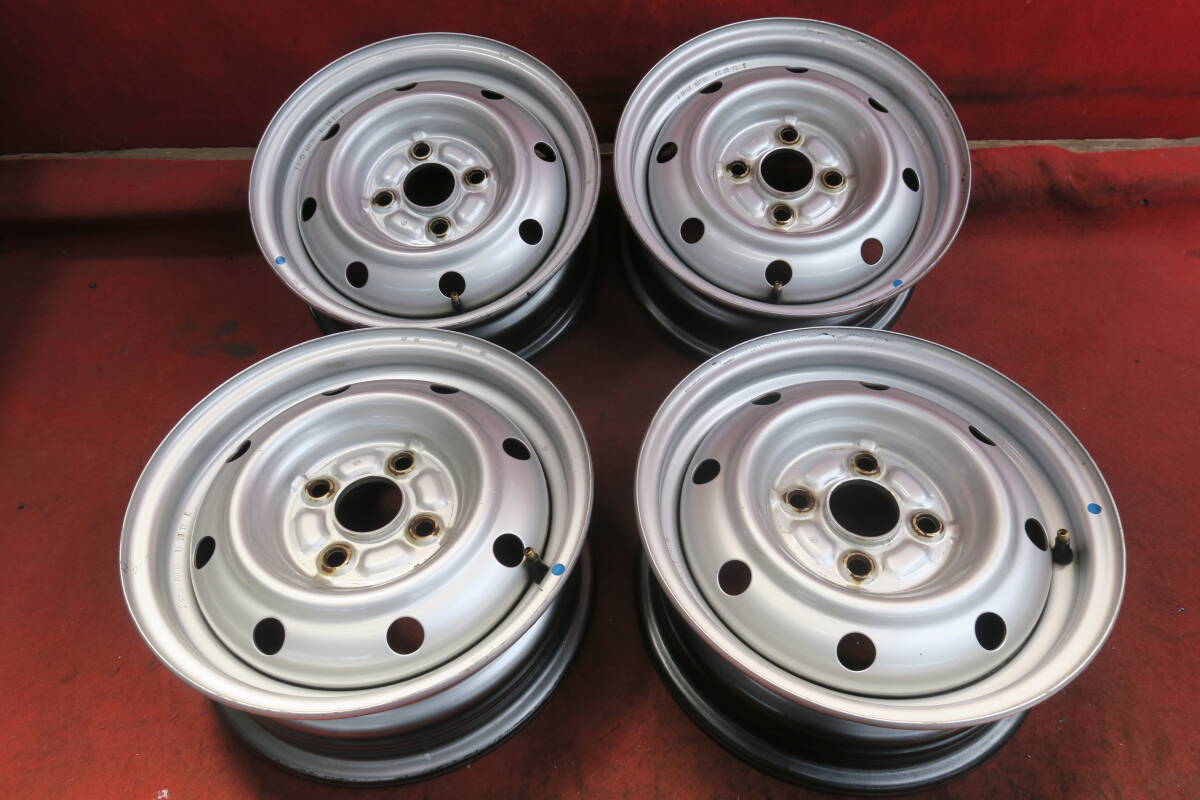 Yahoo!オークション - 【H839】 スチール ホイール 4本 TOYOTA トヨタ ...