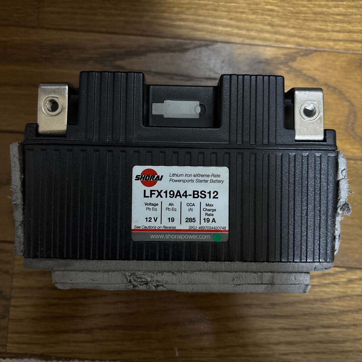 Yahoo!オークション - SHORAI リチウムバッテリー 中古 LFX19A4-BS12