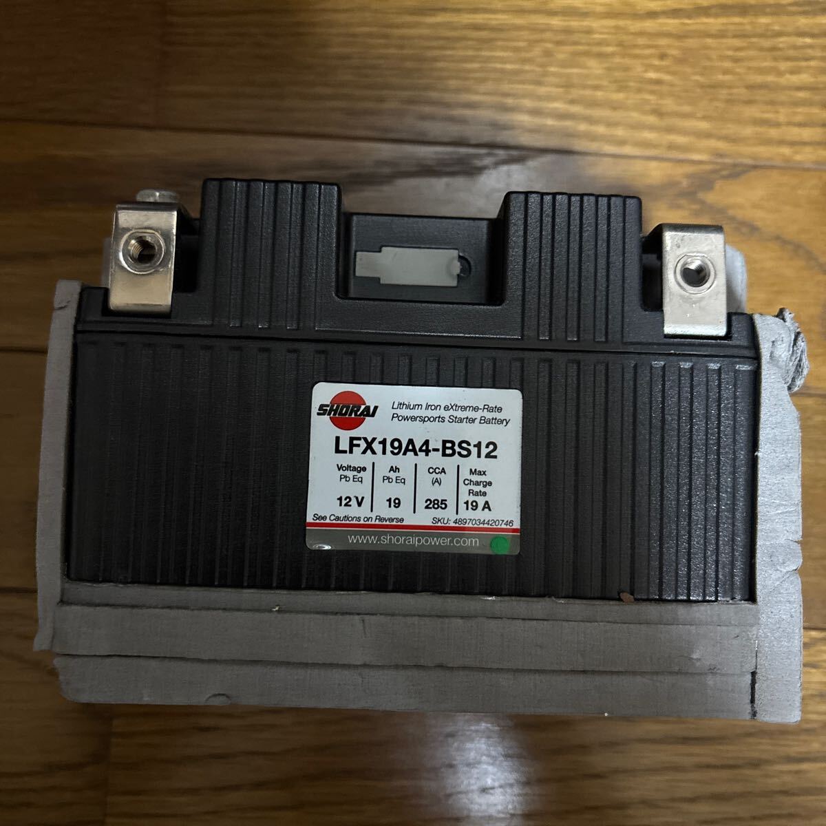 Yahoo!オークション - SHORAI リチウムバッテリー 中古 LFX19A4-BS12