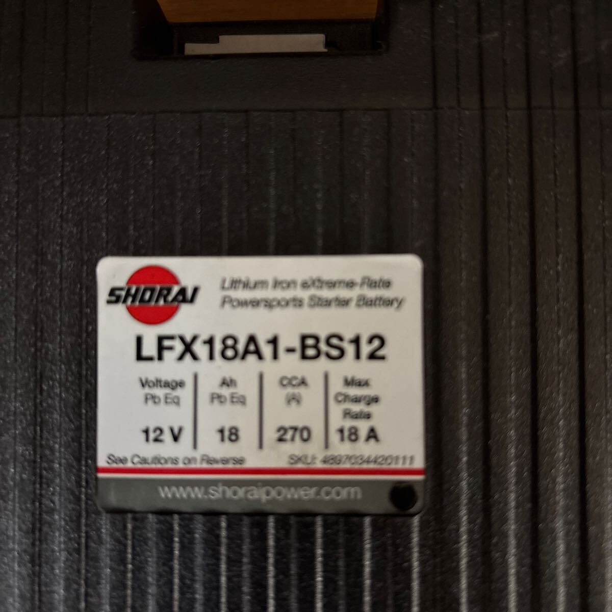 Yahoo!オークション - SHORAI リチウムイオンバッテリー LFX18A1-BS12 ...