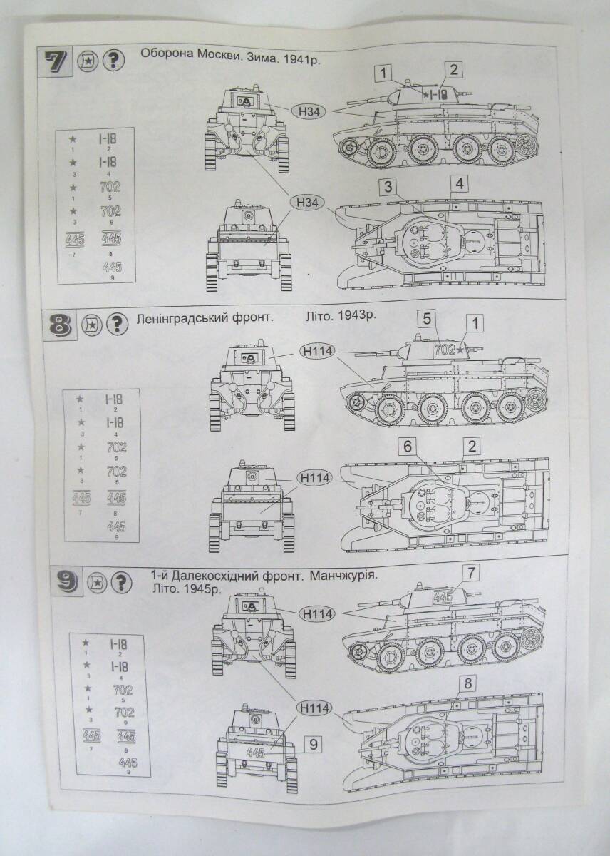 Yahoo!オークション - 【丸-270】未組立品/um1 72 軽戦車 BT-7(1937年...