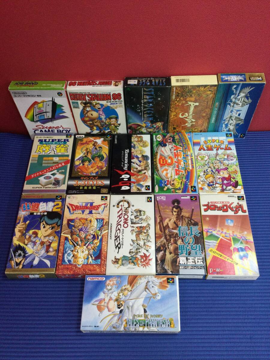 Yahoo!オークション - 【GB852/80/0】ジャンク スーパーファミコンソフ...