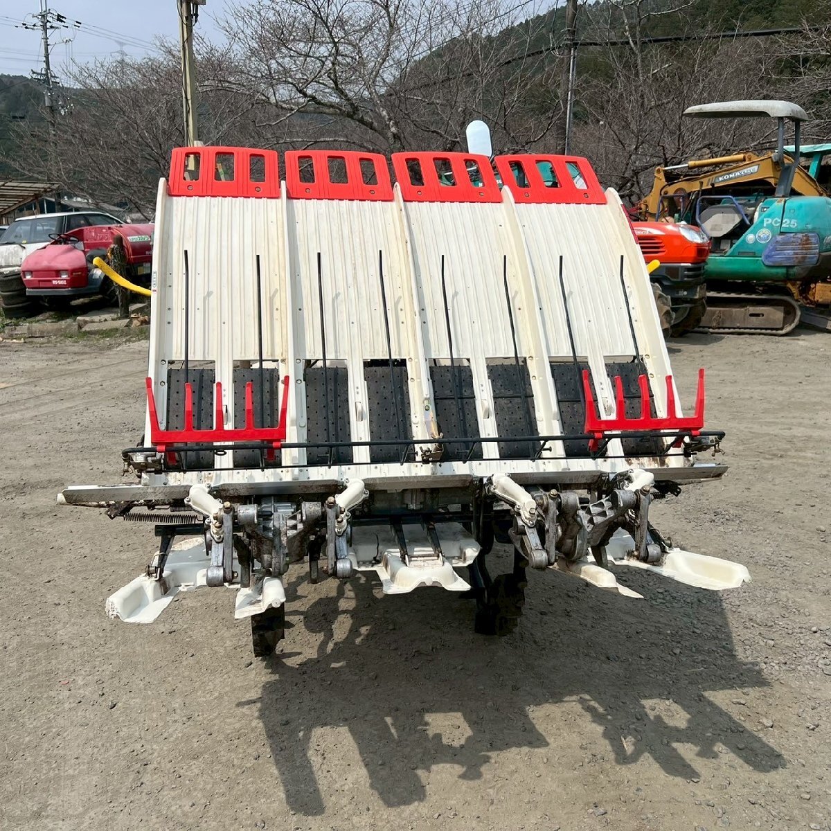 Yahoo!オークション - ヤンマー YANMAR Pe-4 乗用田植機 4条植え ジャ...