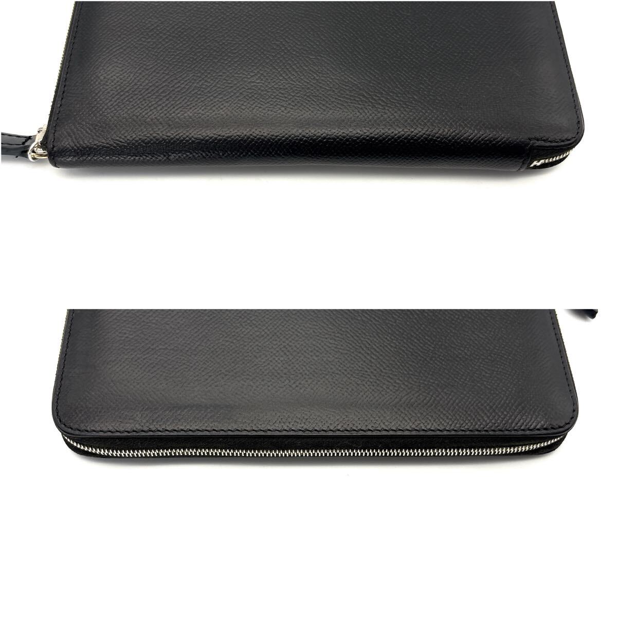 極美品◇HERMES エルメス アザップロング ヴォーエプソン 本革 極美品◇HERMES エルメス アザップロング ヴォーエプソン 本革