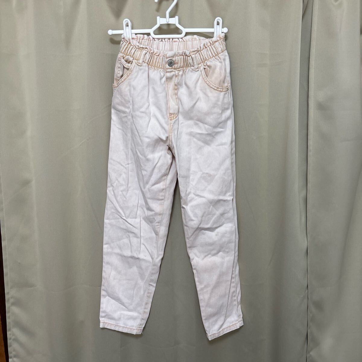 Yahoo!オークション - 古着 H&M デニムパンツ 134cm ピンク ボトムス