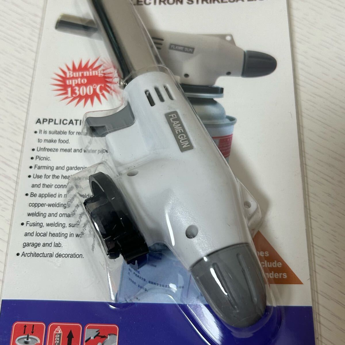 Yahoo!オークション - ガストーチバーナー 1300℃ 高火力 炙り料理 BBQ...